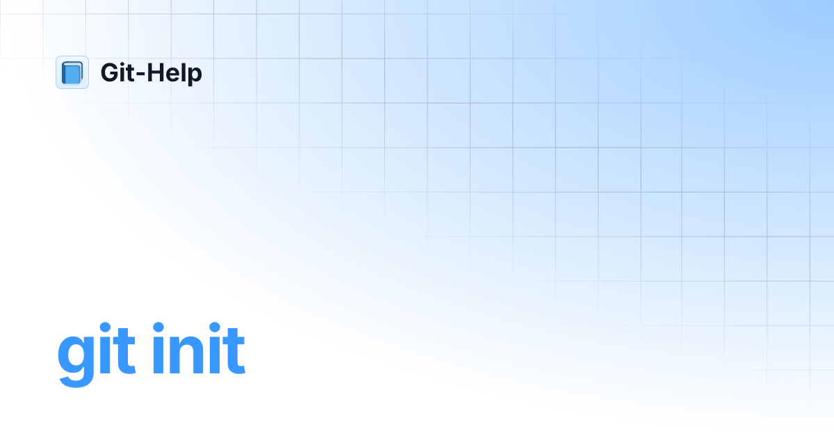 git init | Git-Help